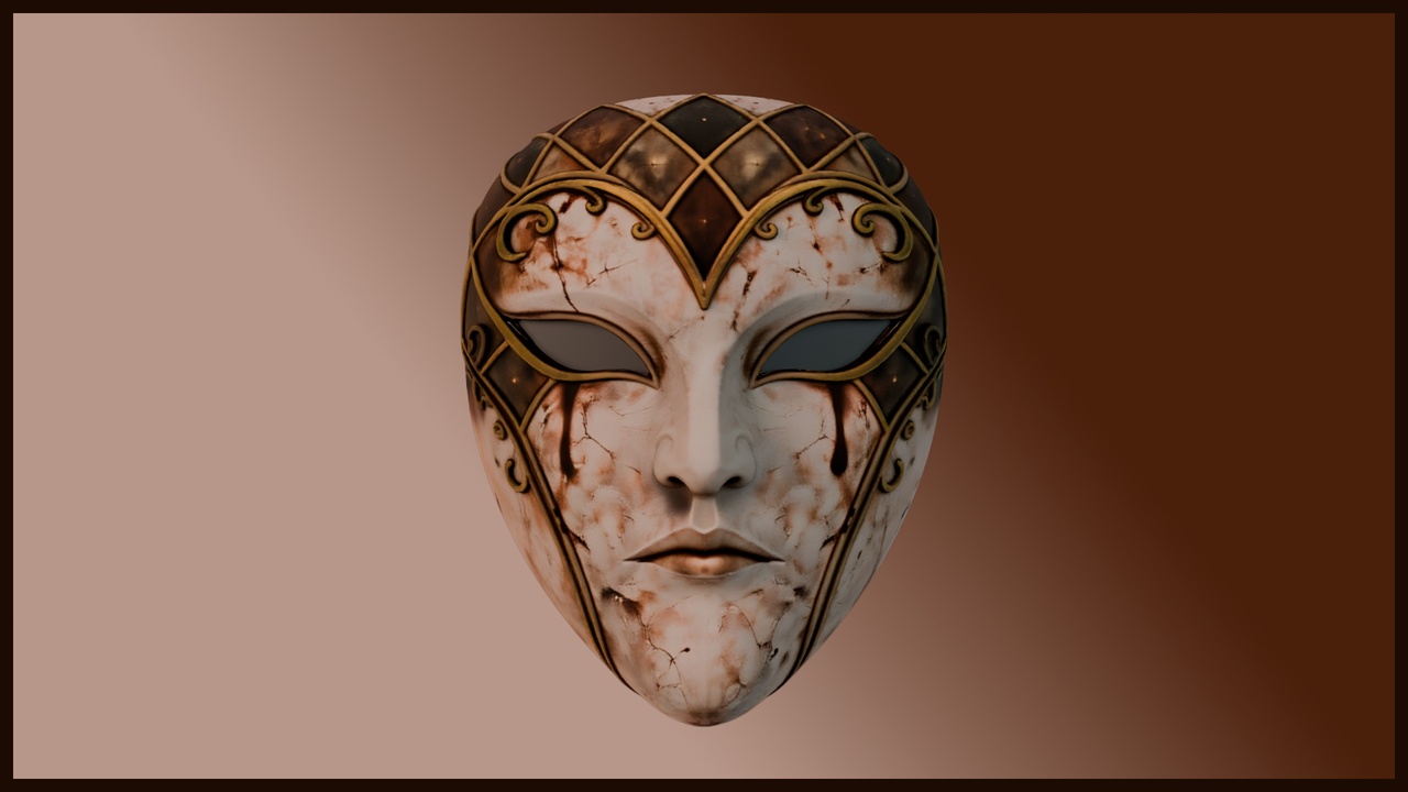 Harlequin Mask #10 | Fab