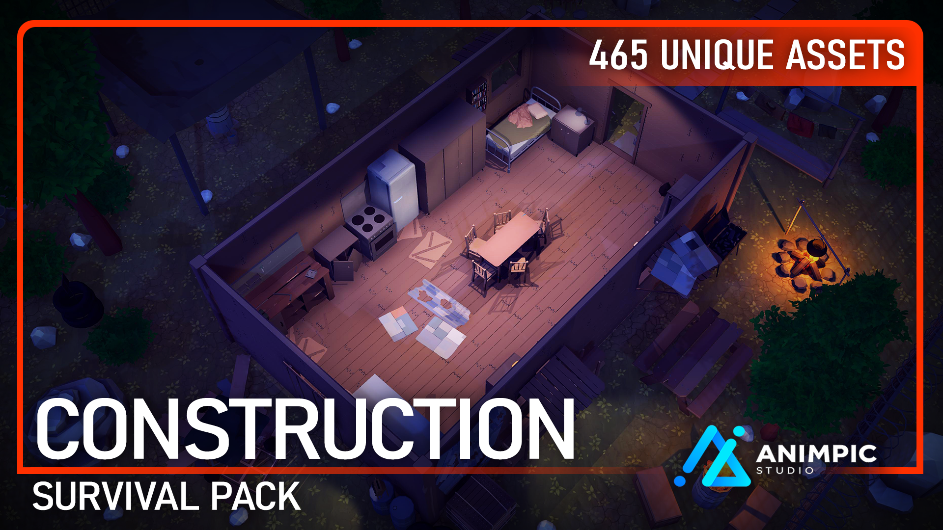 POLY - Mega Survival Construction Kit | Fab