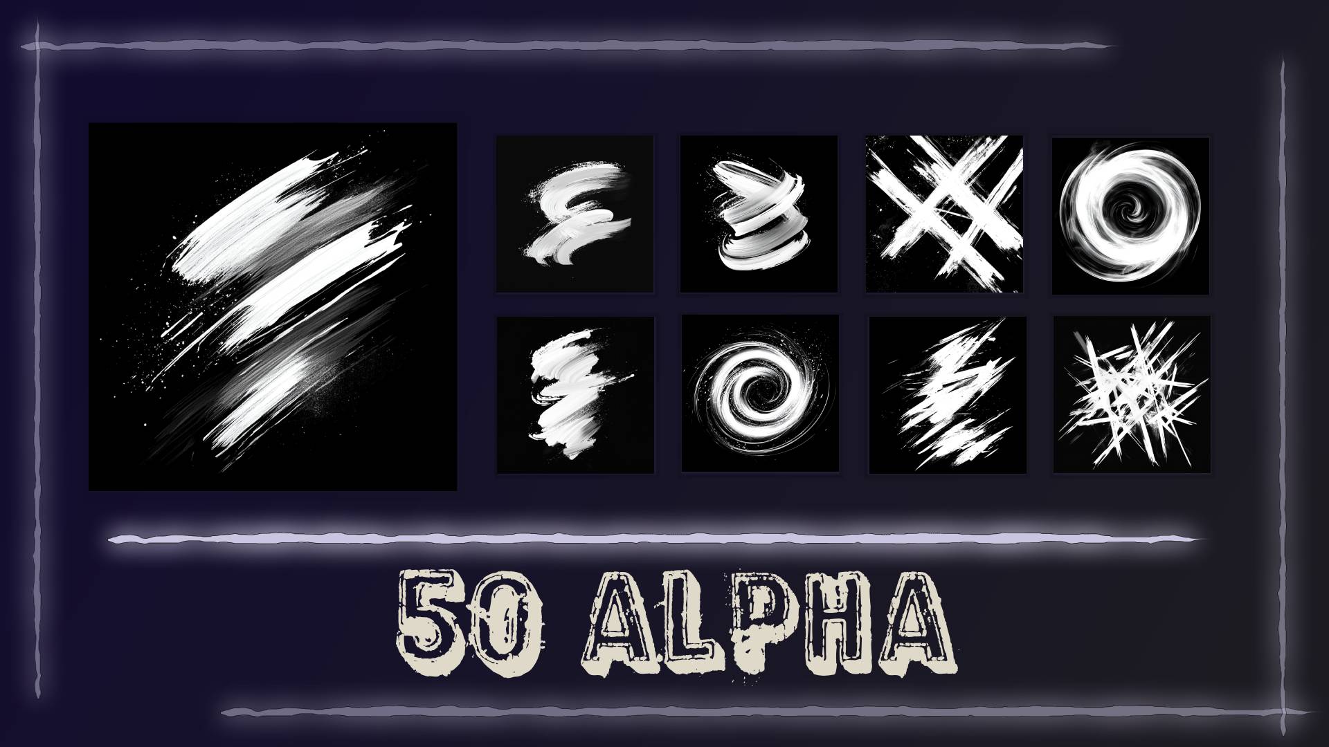 NHC - Sharp Alpha Brush | Fab