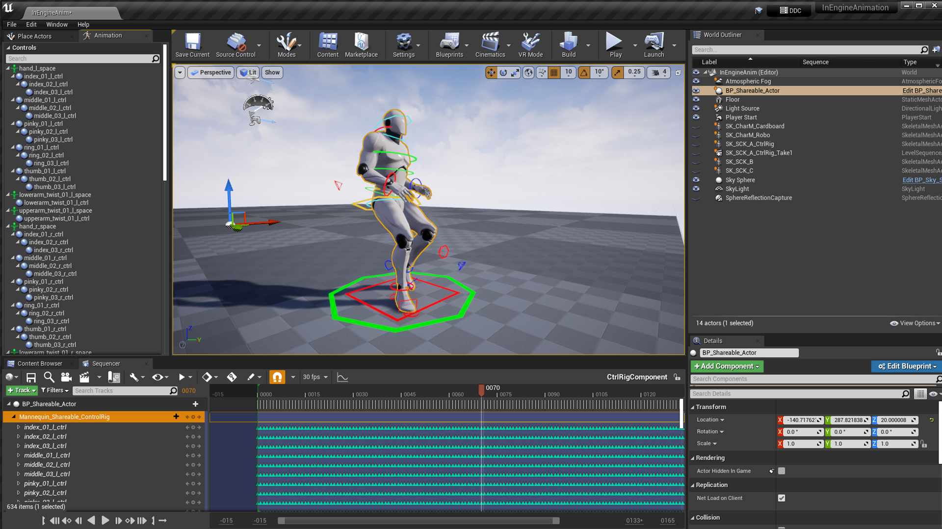 Unreal Editor Animation