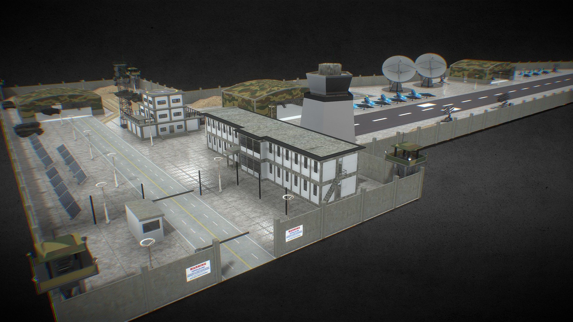 Game Ready - Army Base / Military Base | Fab