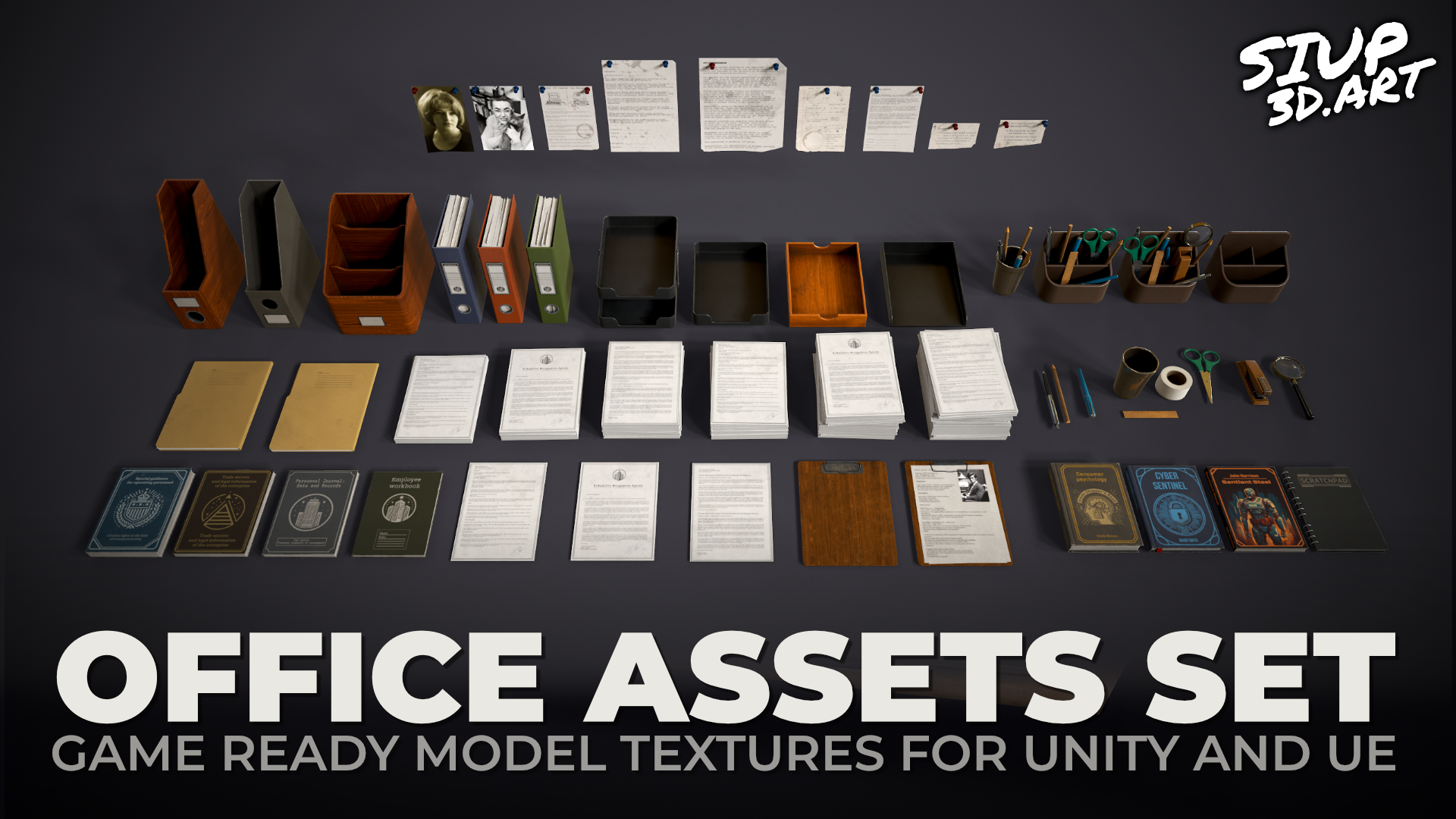 Office assets set | Fab