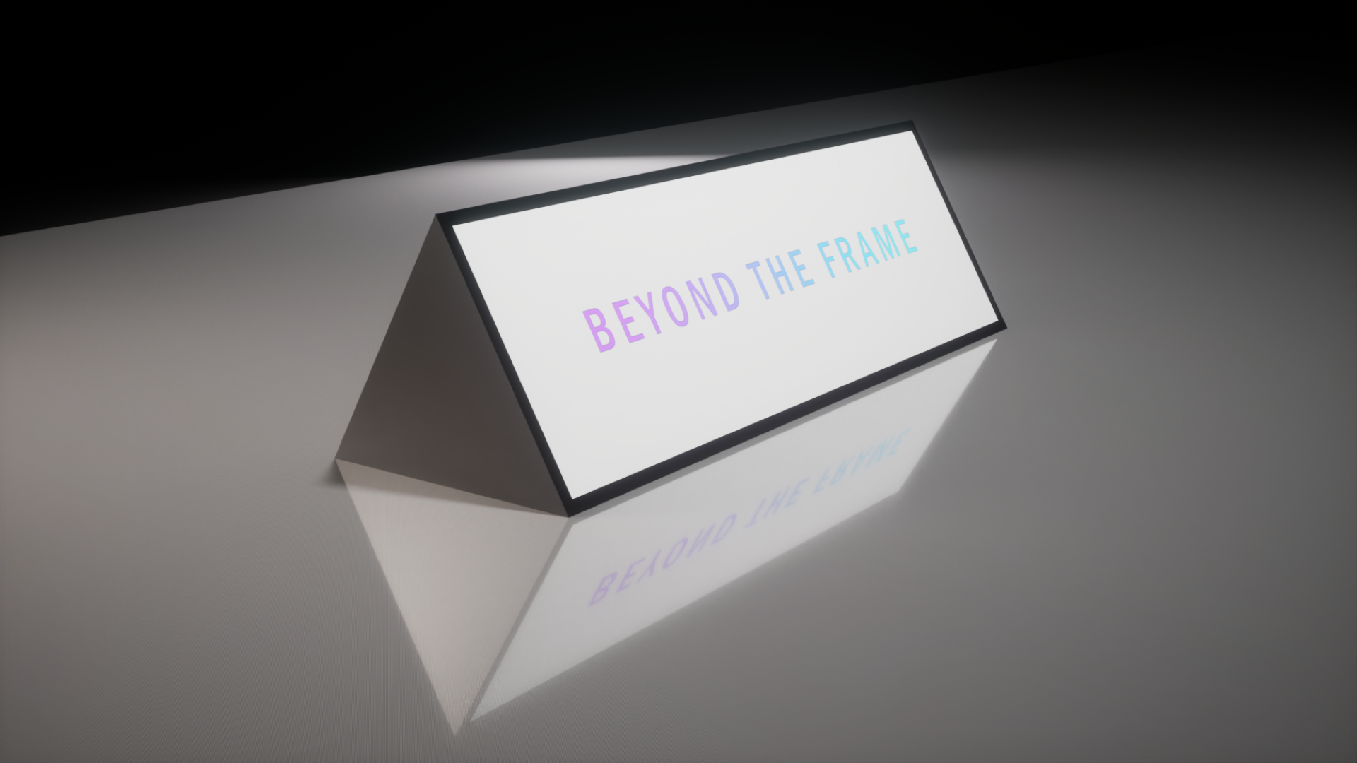 Triangular Floor Display Stand-Toblerone – Exhibition Advertising Sign ...