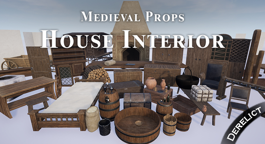 Medieval Props: House Interior | Fab