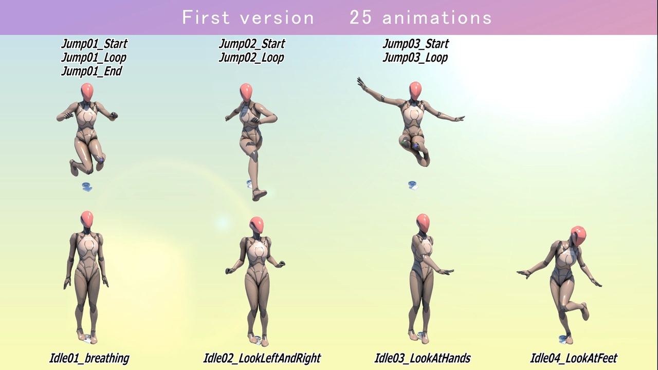 KAWAII ANIMATIONS 100