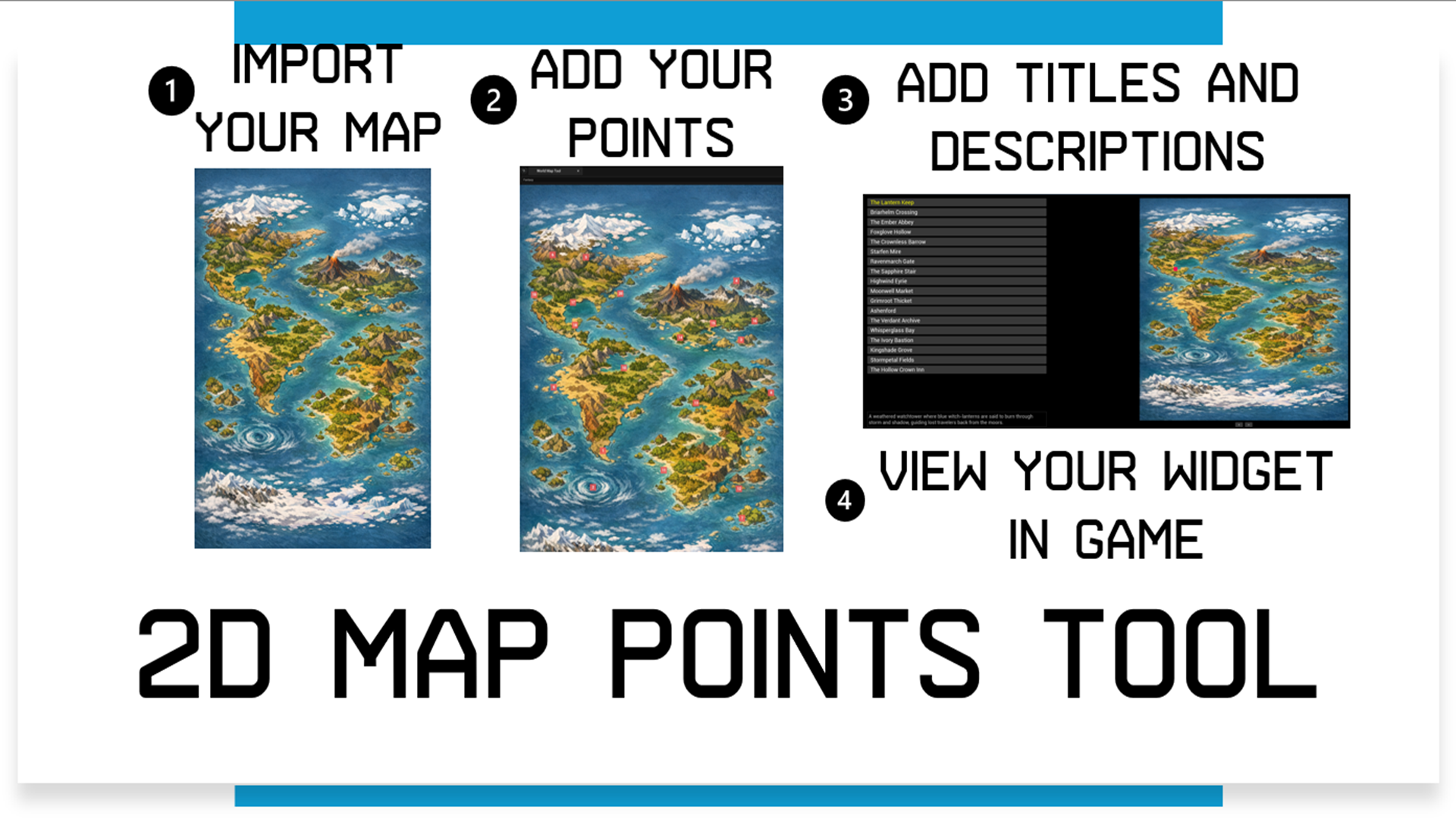 2D Map Points Tool | Fab