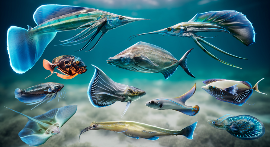 Alien Fish for School System - Scifi Fantasy Creatures | Fab