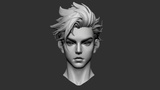 BASE MESH HEAD MALE SEMI-REAL STYLE #1 | Fab