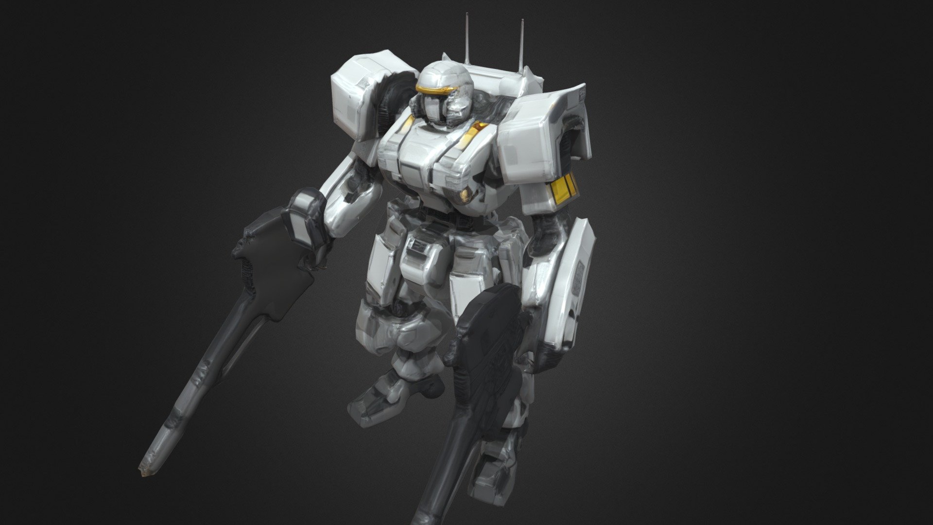 Armored Humanoid Mech | Fab