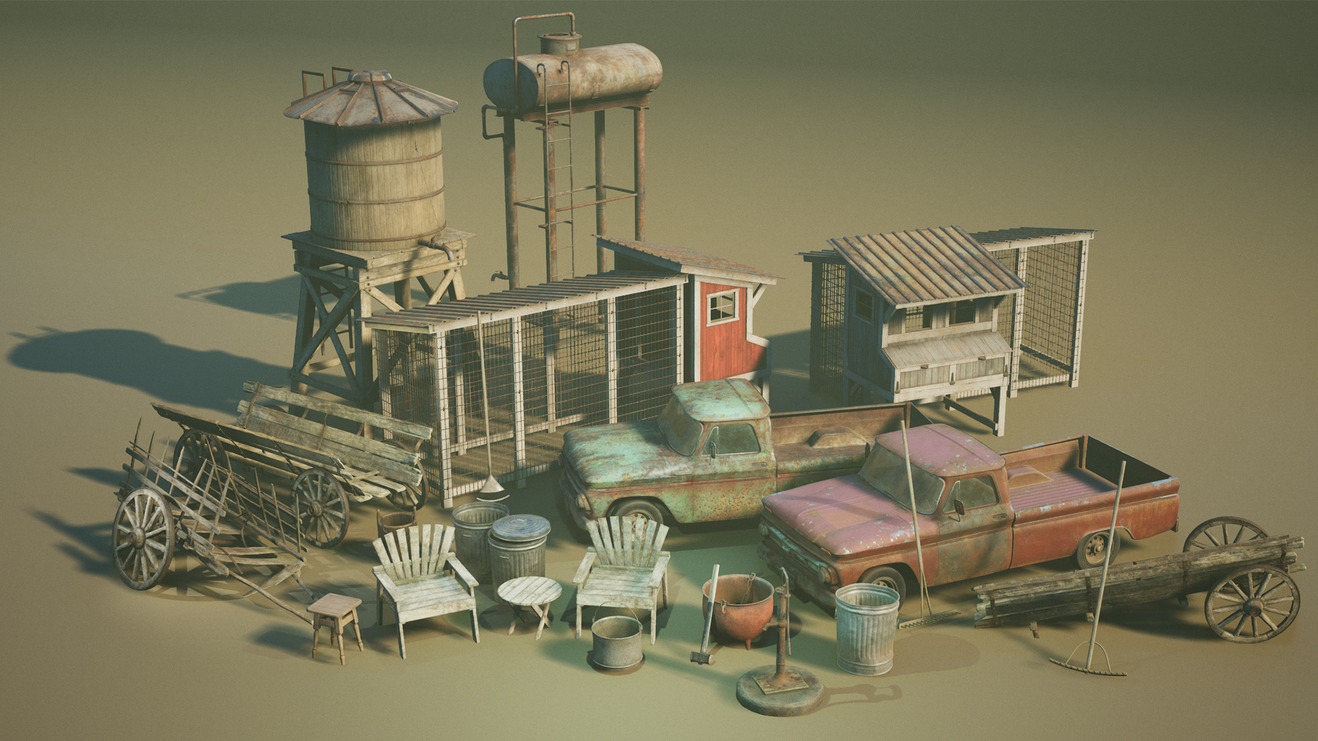 Farm Props 3 | Fab