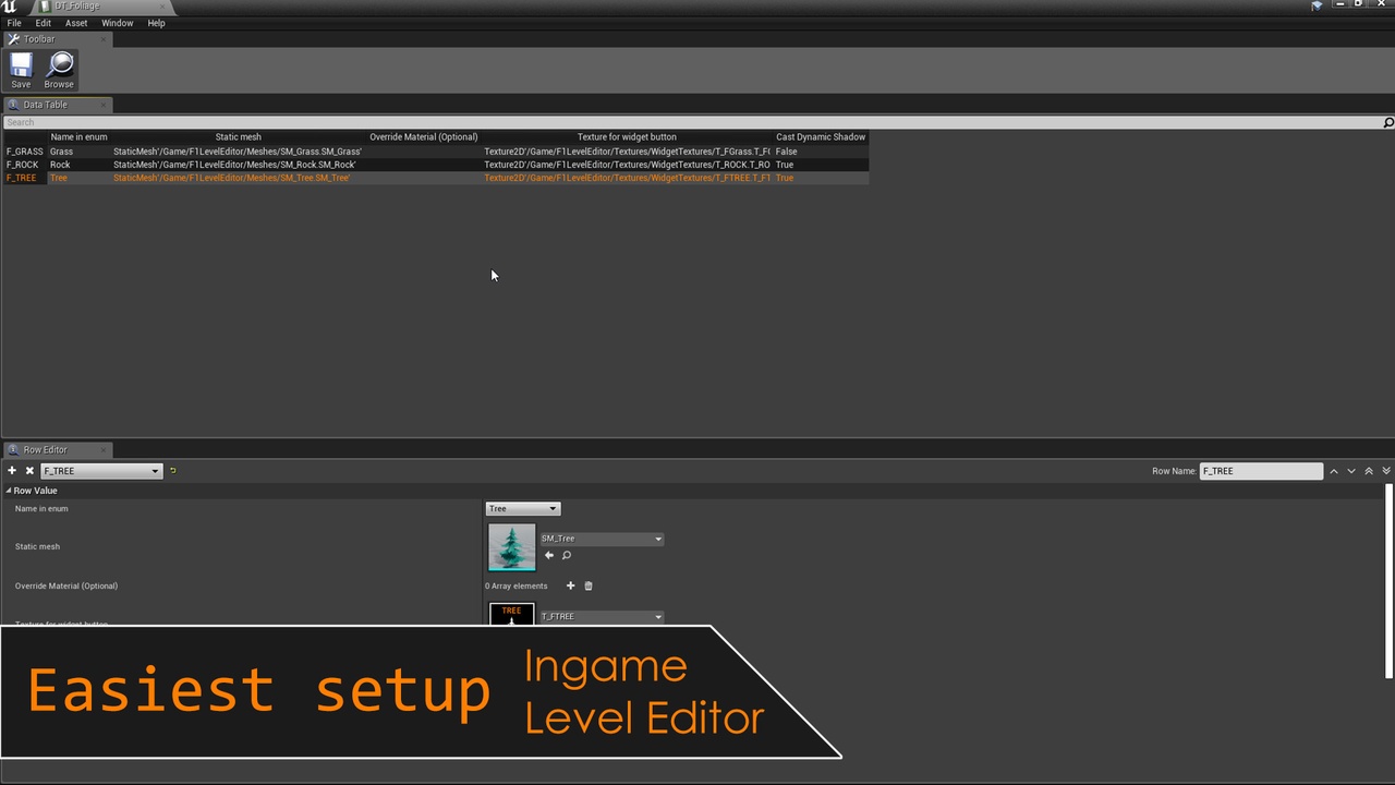 Ingame Level Editor