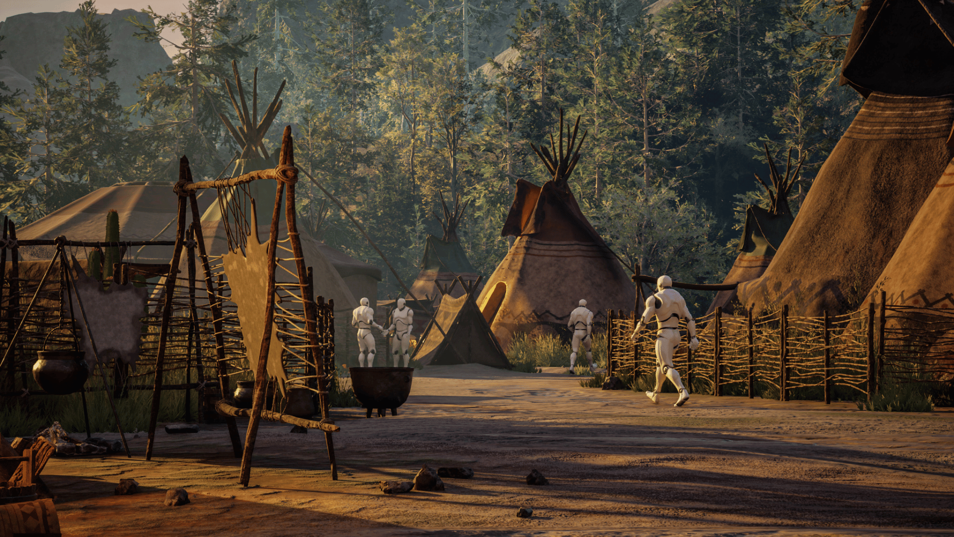 Native American Village Layout