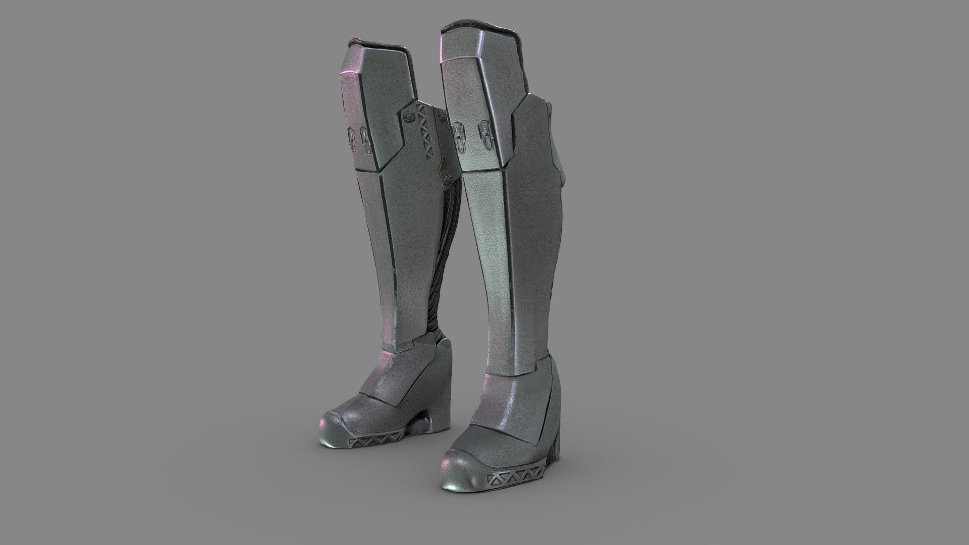 Futuristic Combat Boots