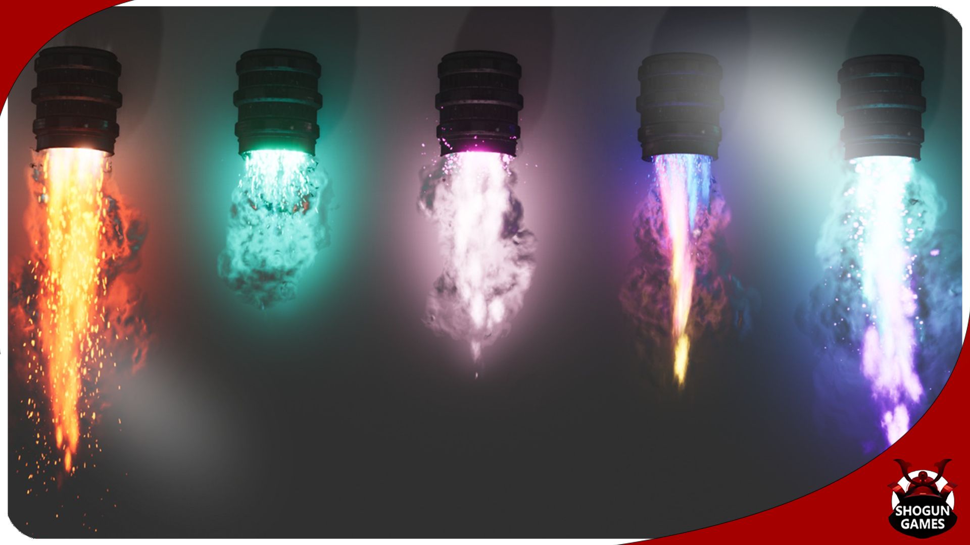 Rocket Thruster Exhaust FX