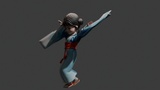 Belly Dancing Chinese Girl Figure 3D Model | Fab