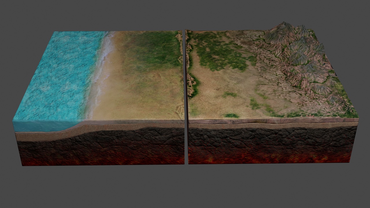 Moving tectonic plates animated | Fab
