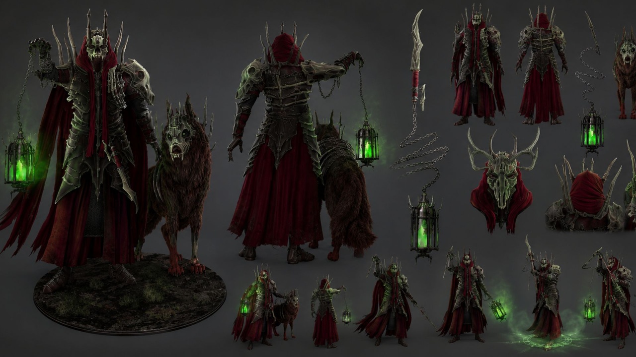 Soul King – Undead Monarch | Dark Fantasy Horror Character | Game Ready ...