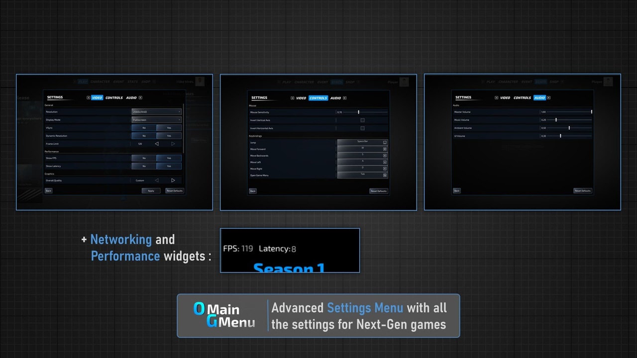 OG Main Menu System Pro