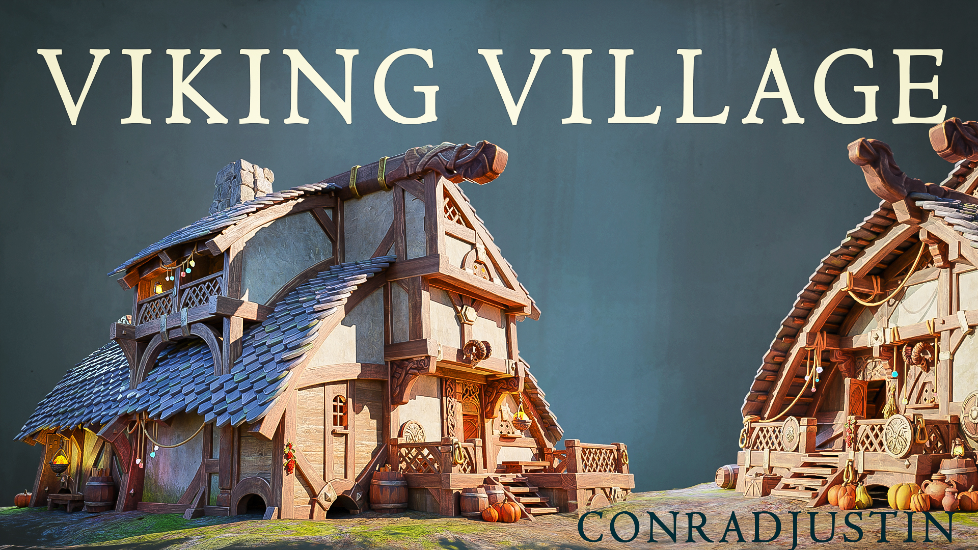 Viking Village Model