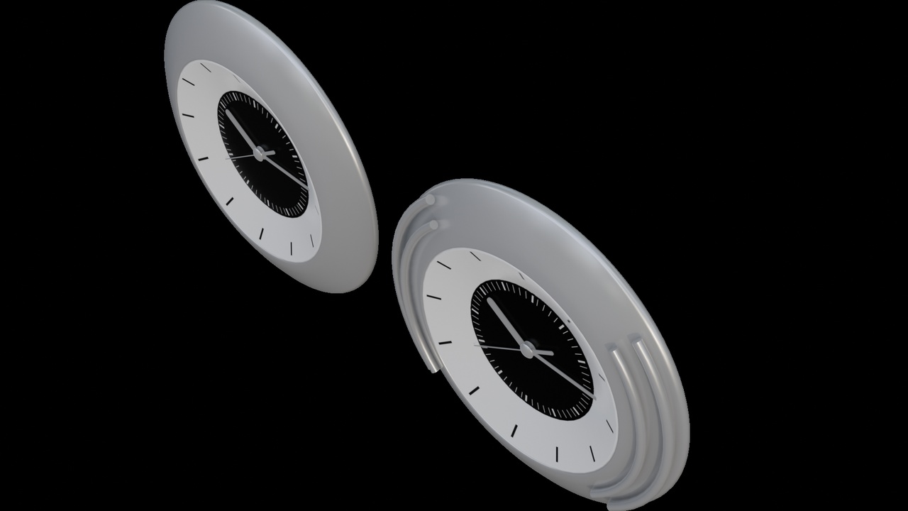 Modern Dual Wall Clocks | Fab