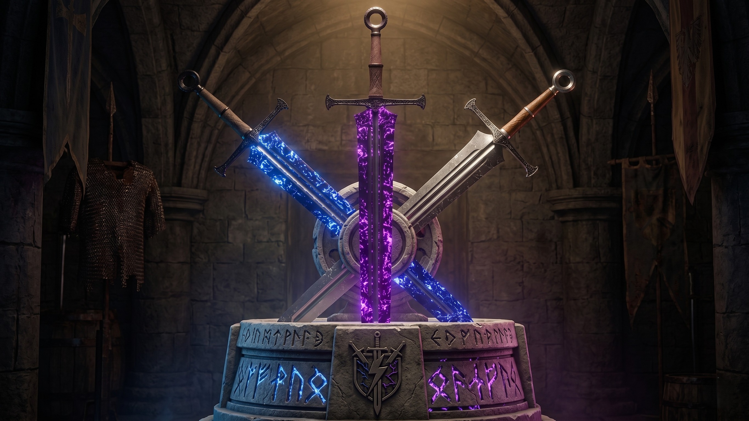 Fantasy Greatsword Gravenor Greatblade - 3 Skins PBR Game Ready | Fab