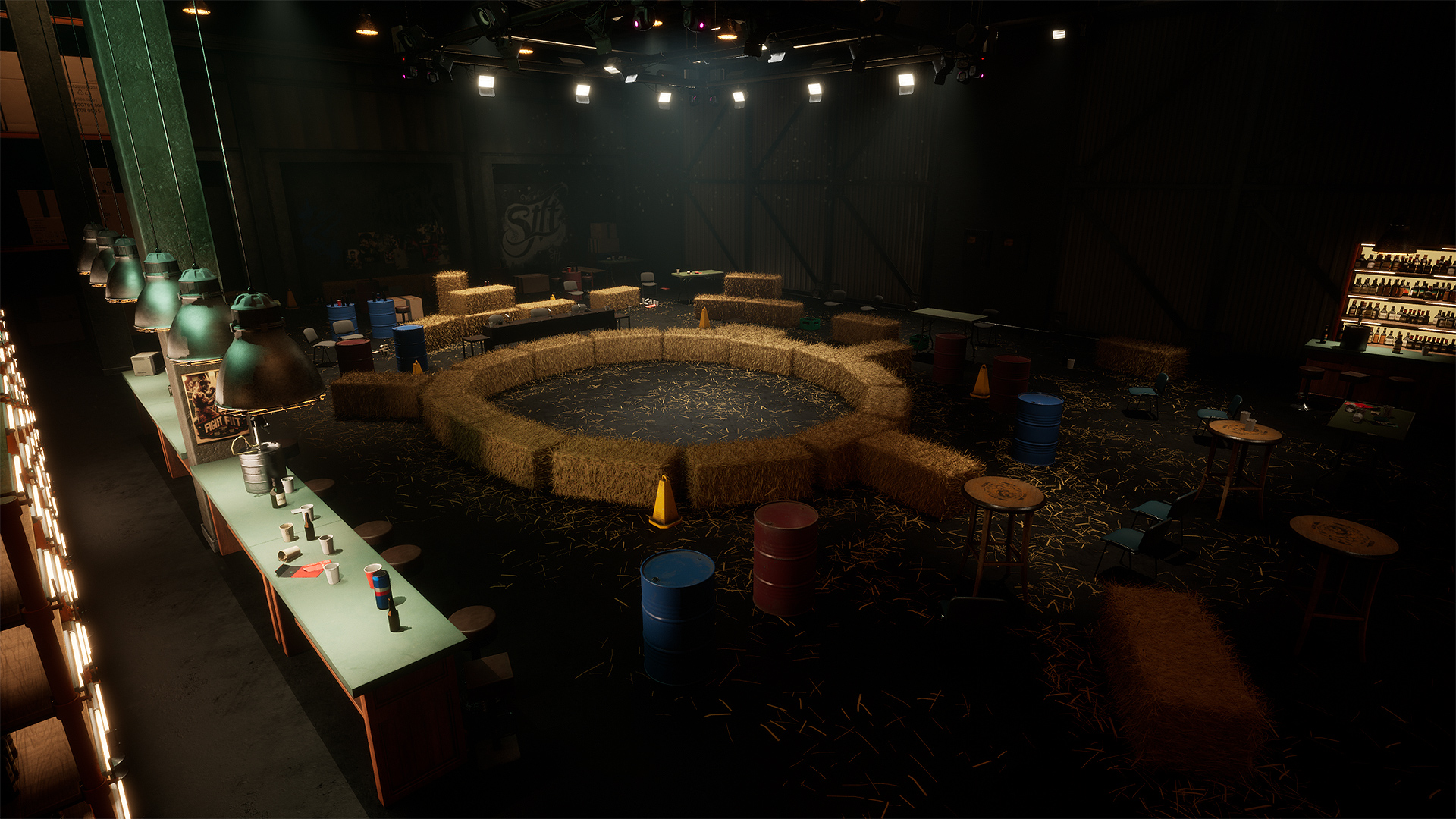 Underground Fighting Arena