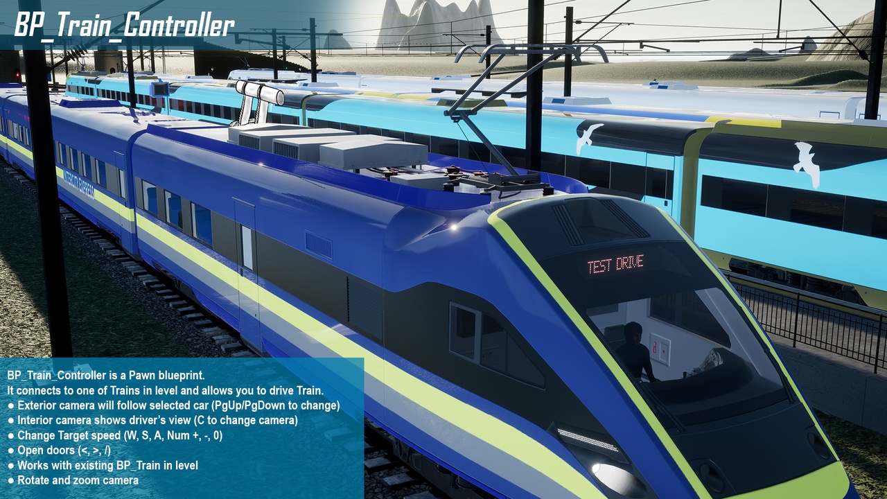 Railway System with IC Train
