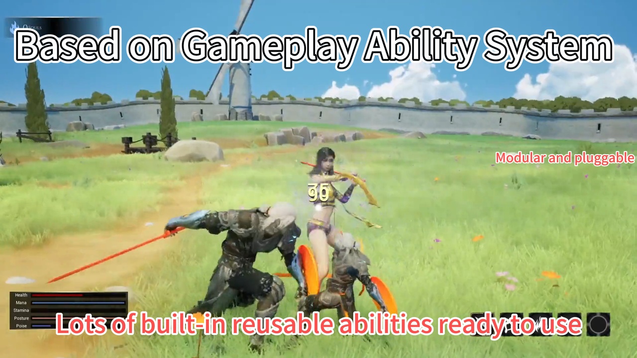 Generic Combat System - Advanced GAS based Multiplayer combat framework.