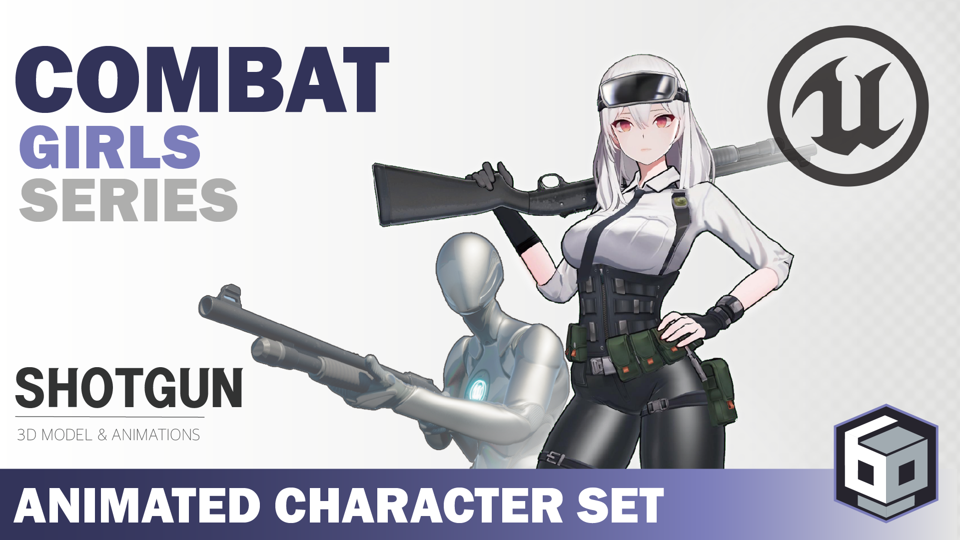 CombatGirlsShotgunCharacterPack | Fab