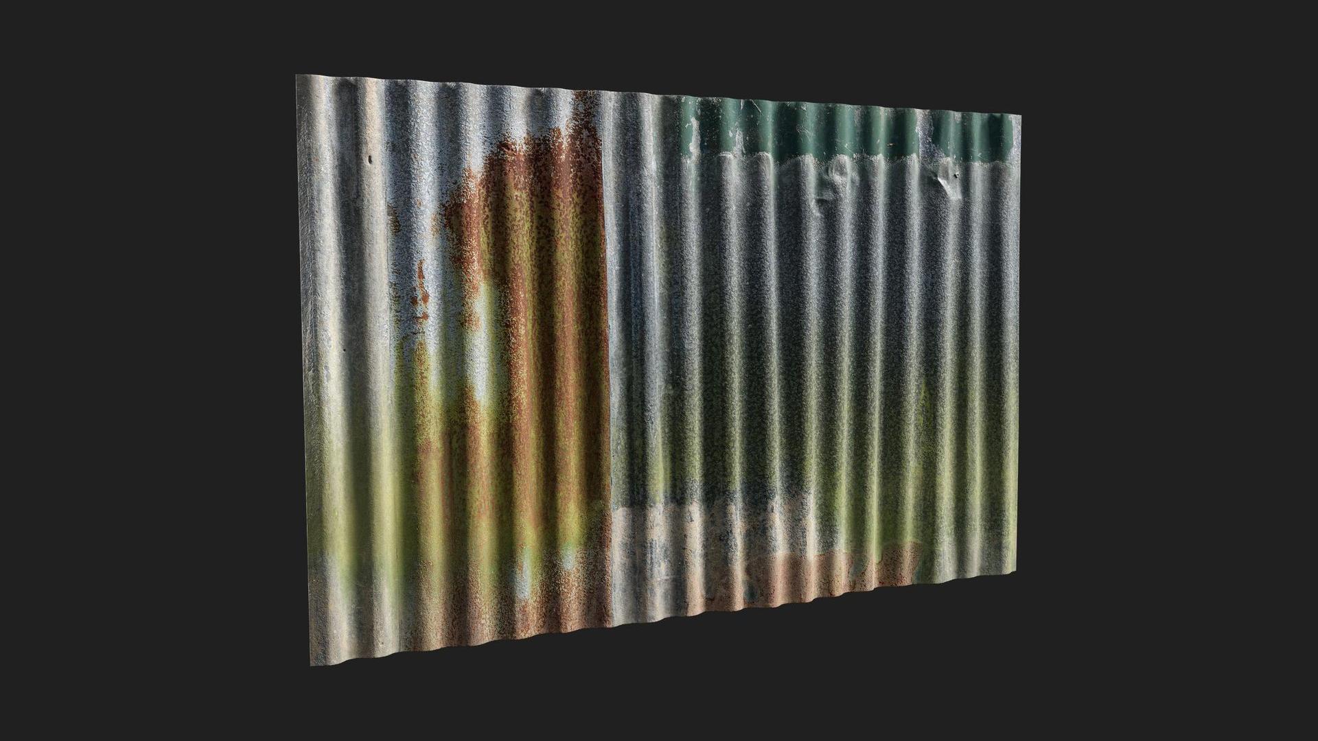 Military Trenches Wall Metal Corrugated 01 | Fab