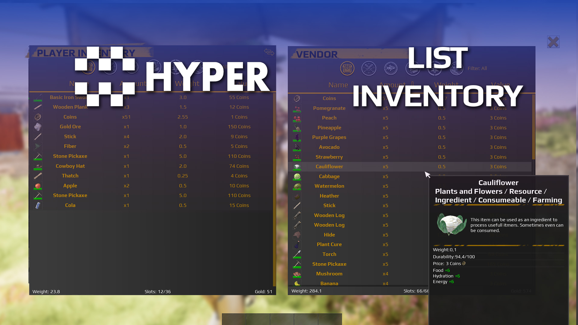 Hyper List Inventory v4 | Fab
