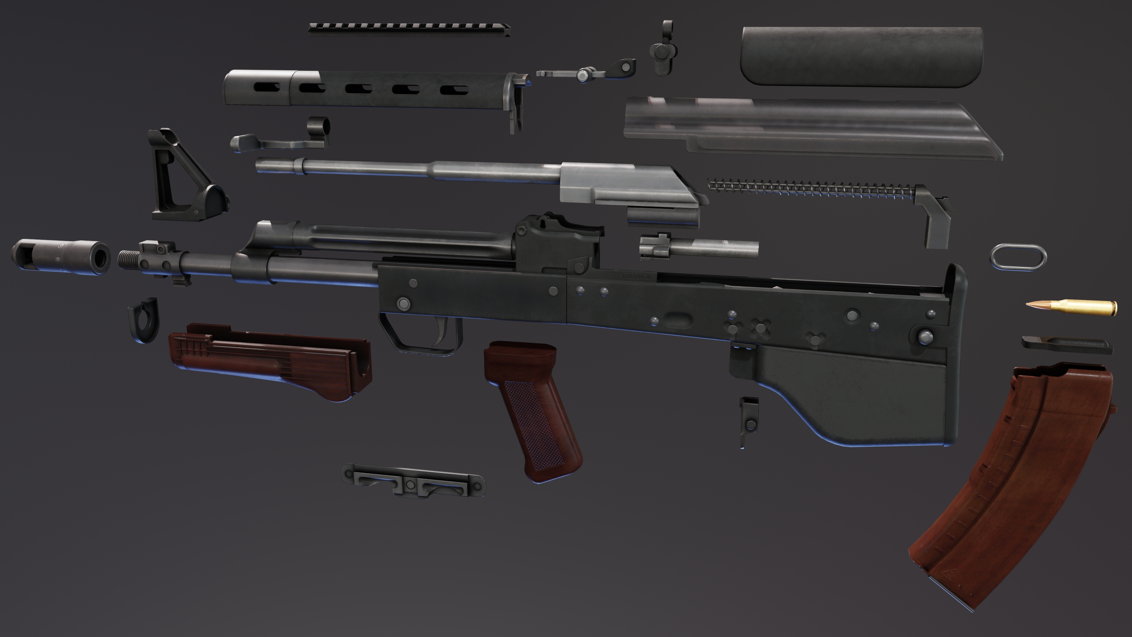 Rifle Bullpup Vepr