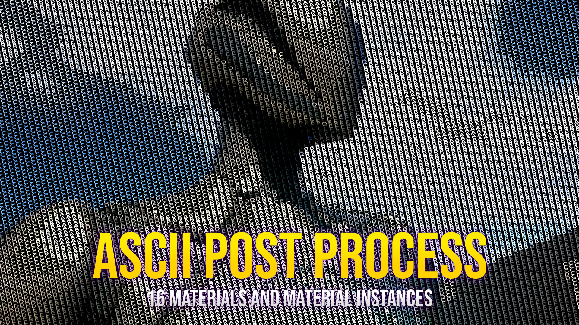 ASCII Style Post Process Effect | Fab