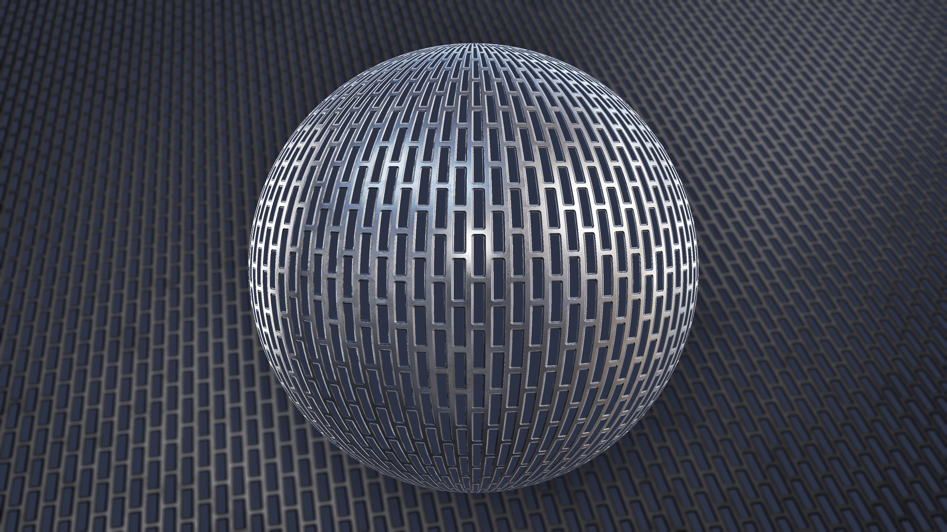 Stylized Metal Grid 01B - Material | Fab