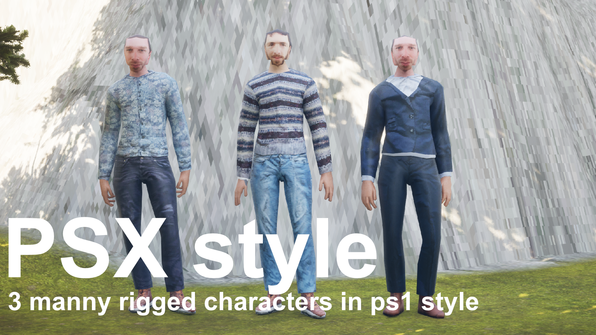 PSX/PS1 Style Characters | Fab