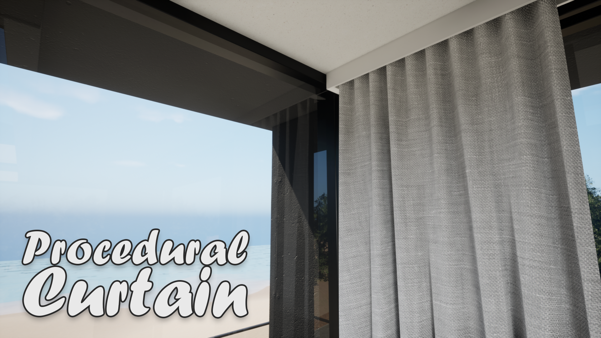 Procedural Curtain | Fab