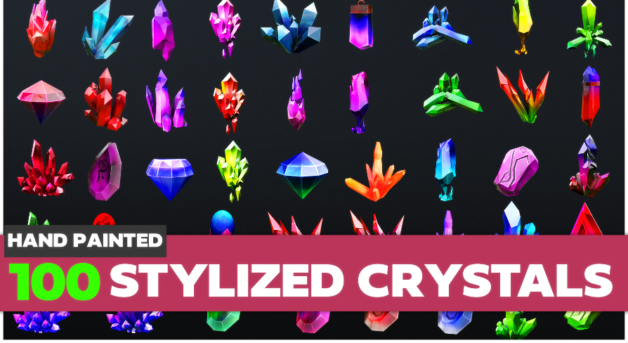 Stylized Crystal Collection | Fab