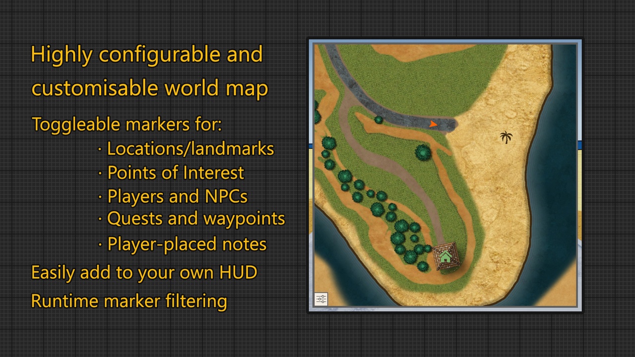 Quest Map Pro - Compass, World Map and Mini Map