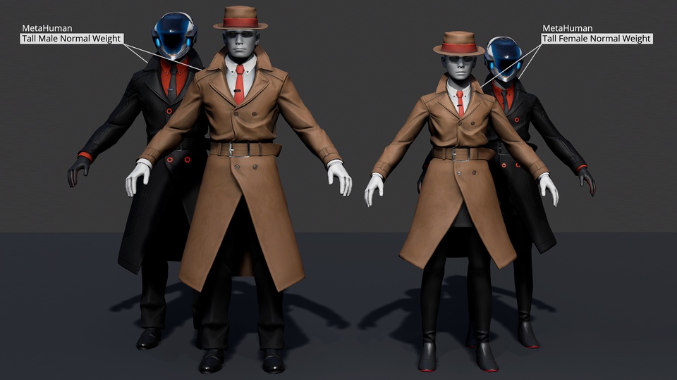 Detective Noir Outfit