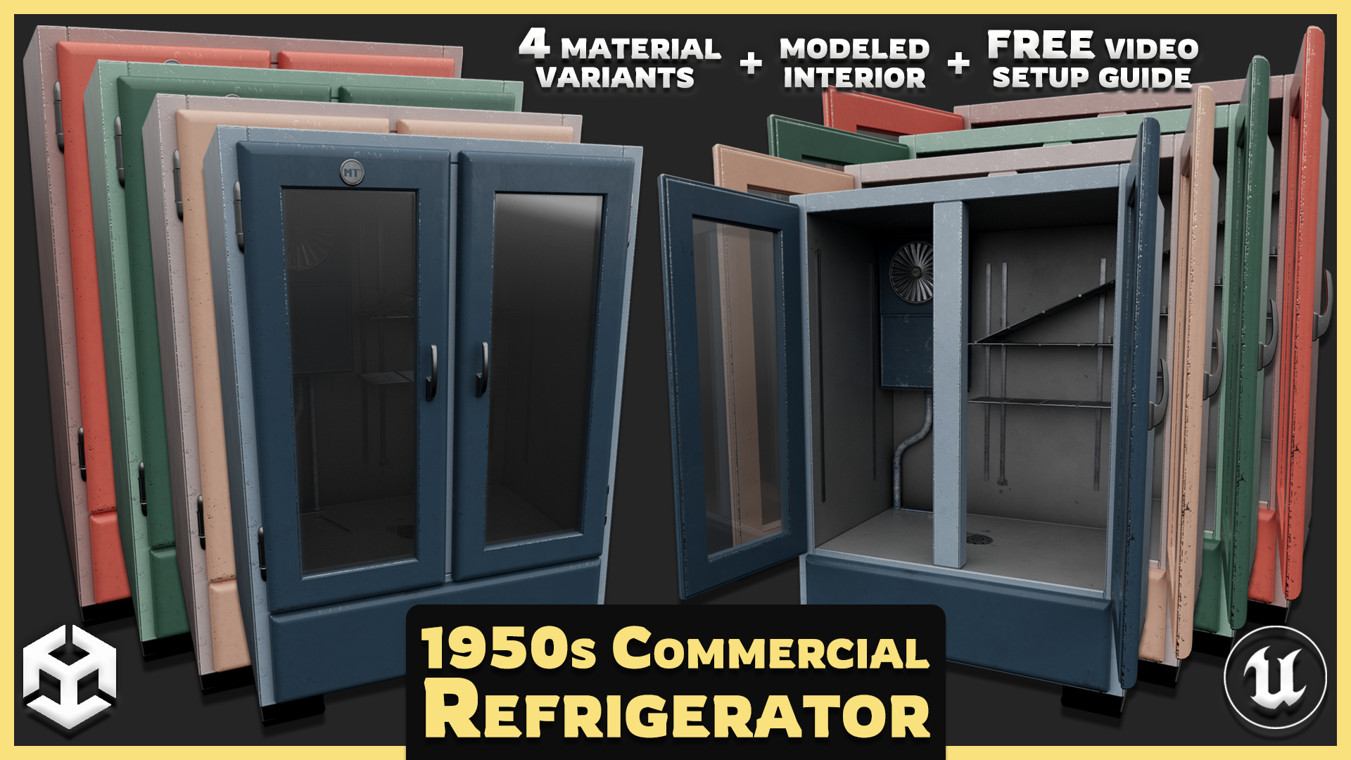 1950s Commercial Refrigerator | Fab
