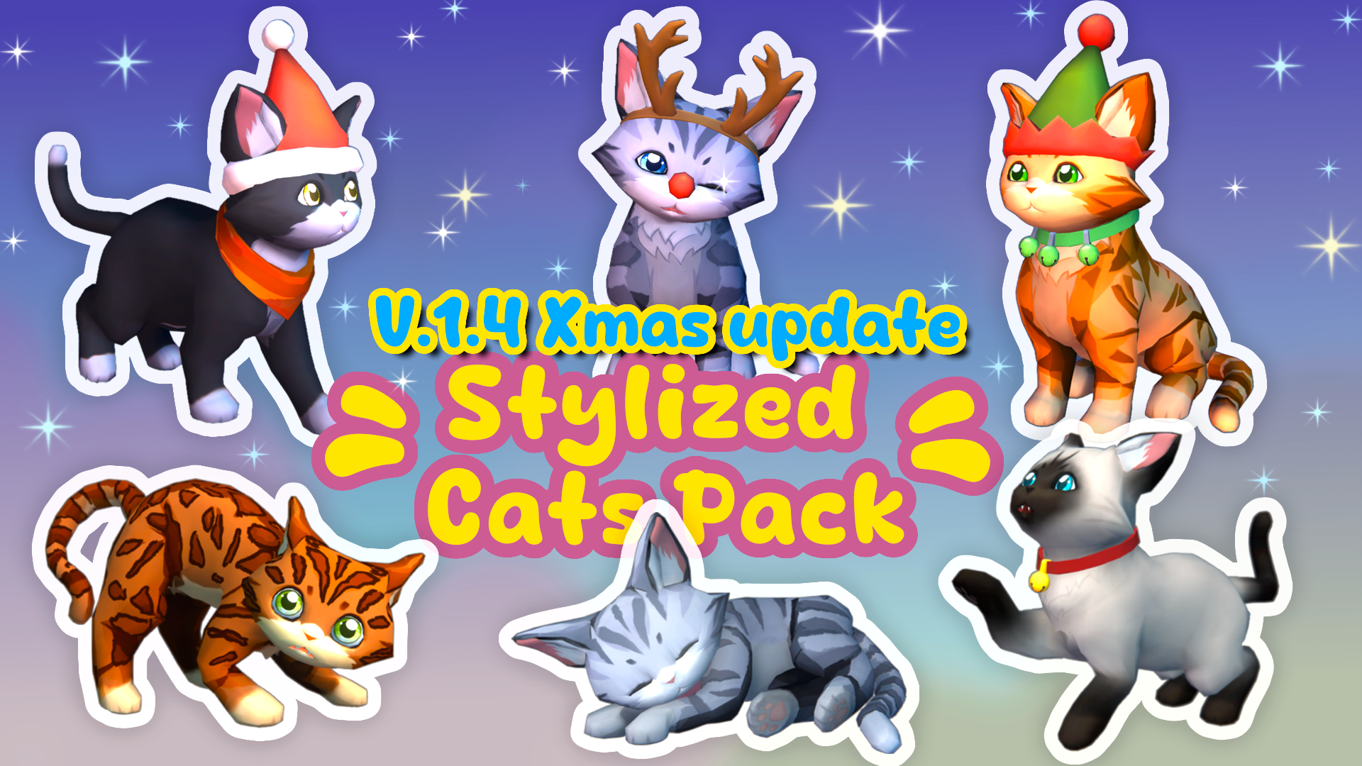 Stylized Cats Pack | Fab