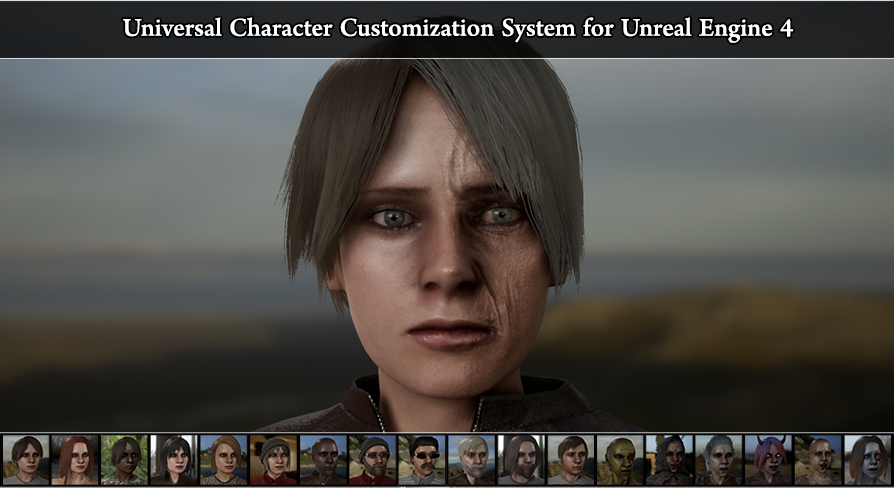 Universal Character Customization System