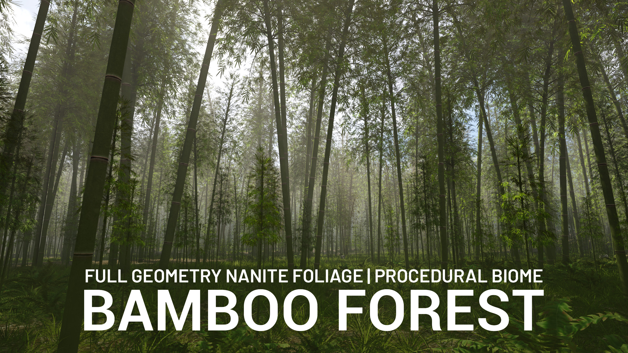 Bamboo Trees Forest Biome | Fab