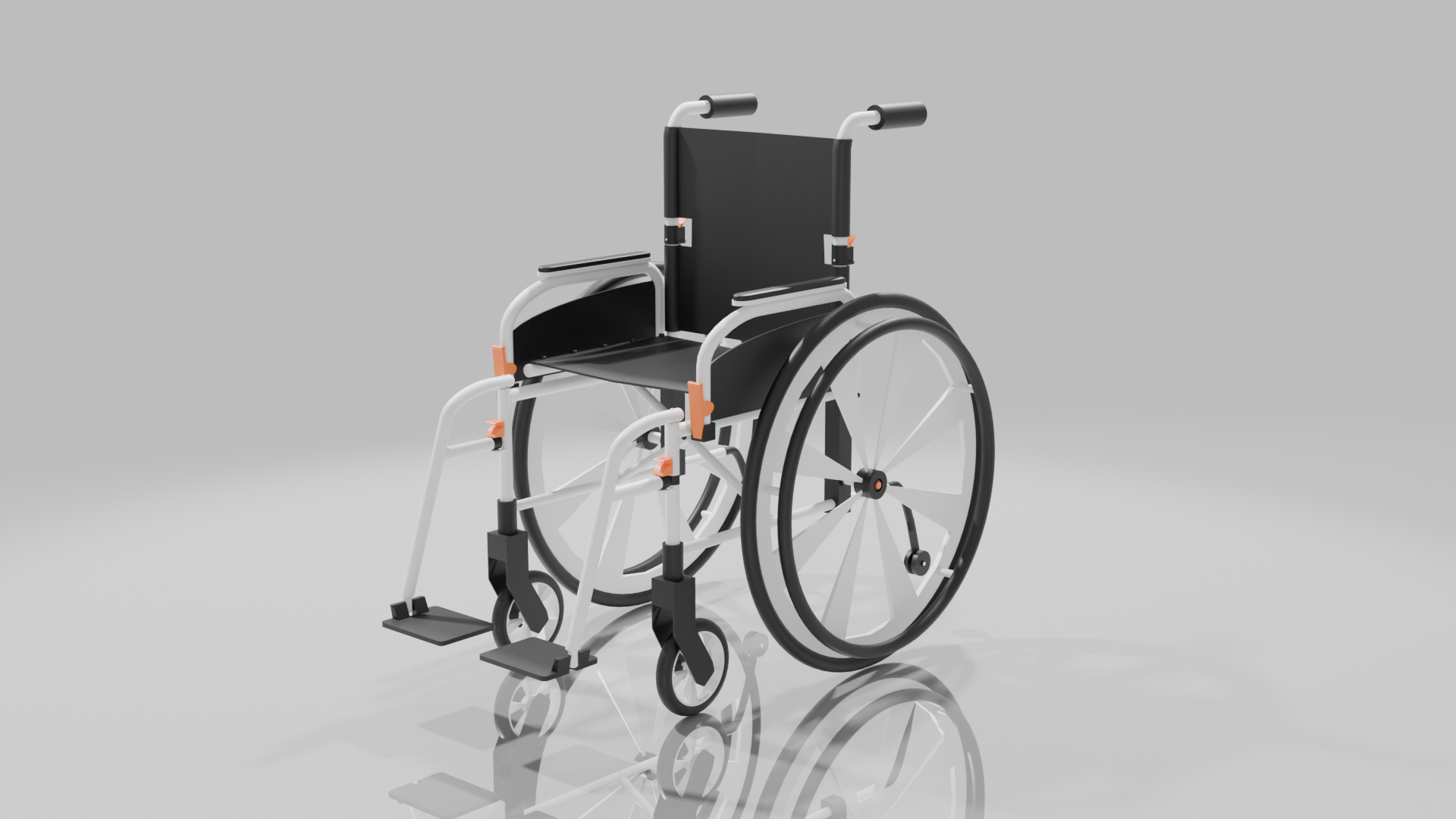 Lightweight Wheelchair (animated) | Fab