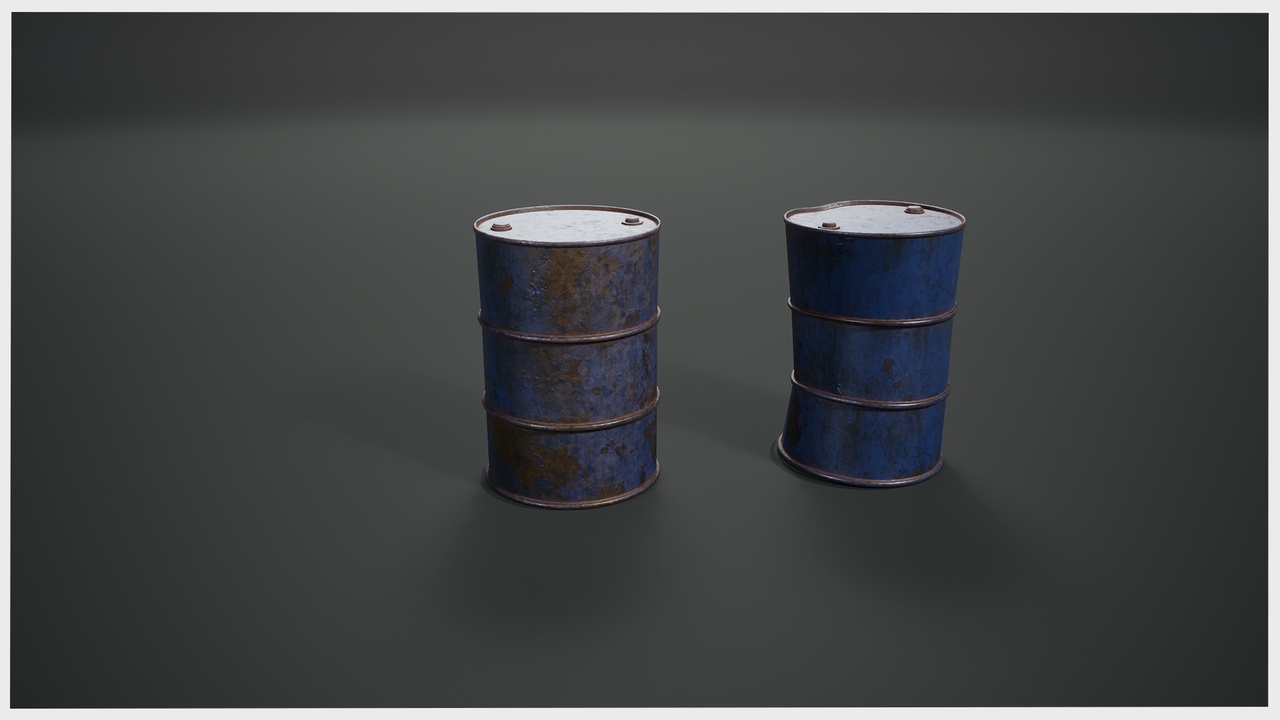 Old Metal Barrel | Fab