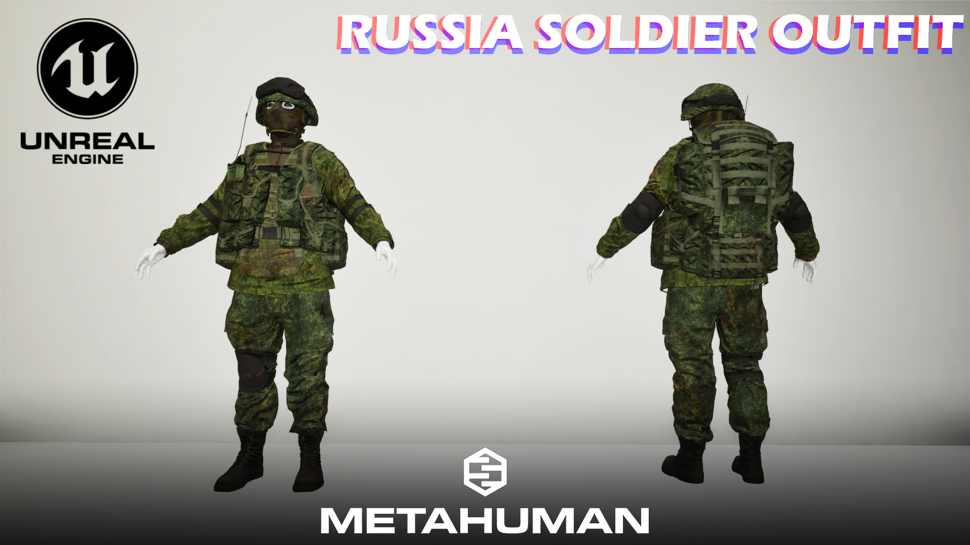 Metahuman Russia Soldier Outfit | Fab
