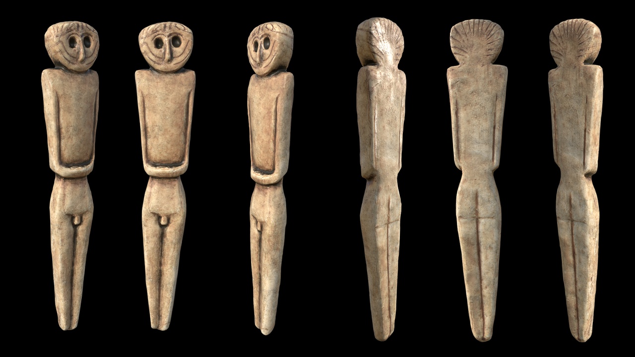 BRONZE AGE BONE IDOL 3 | Fab