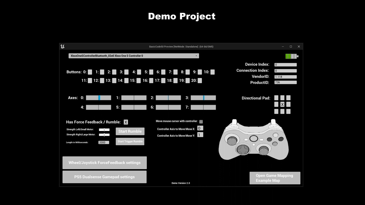 Simple Controller (Advanced Input Device) Plugin