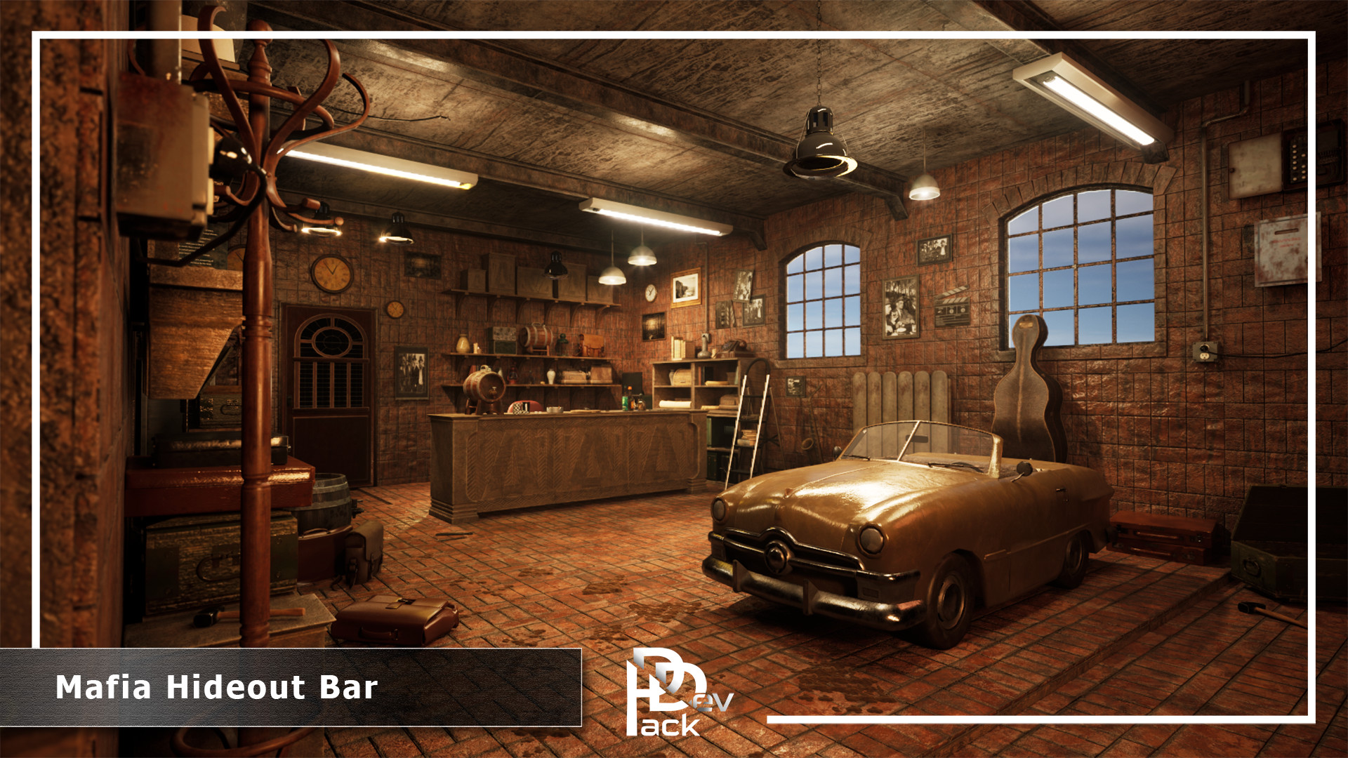 Mafia Hideout Bar / 152 Assets | Fab