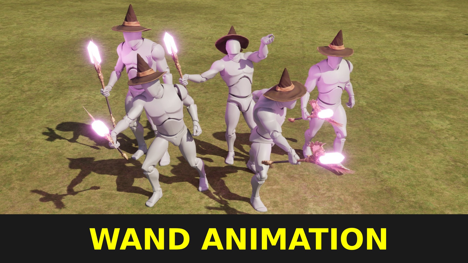 Wand / Magic staff / Mage Animation Pack | Fab